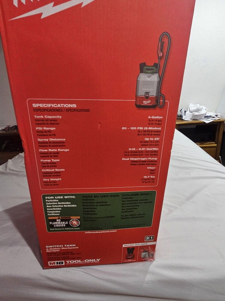 Milwaukee 2820-20ps Sprayer for Sale in Port Charlotte, FL - OfferUp