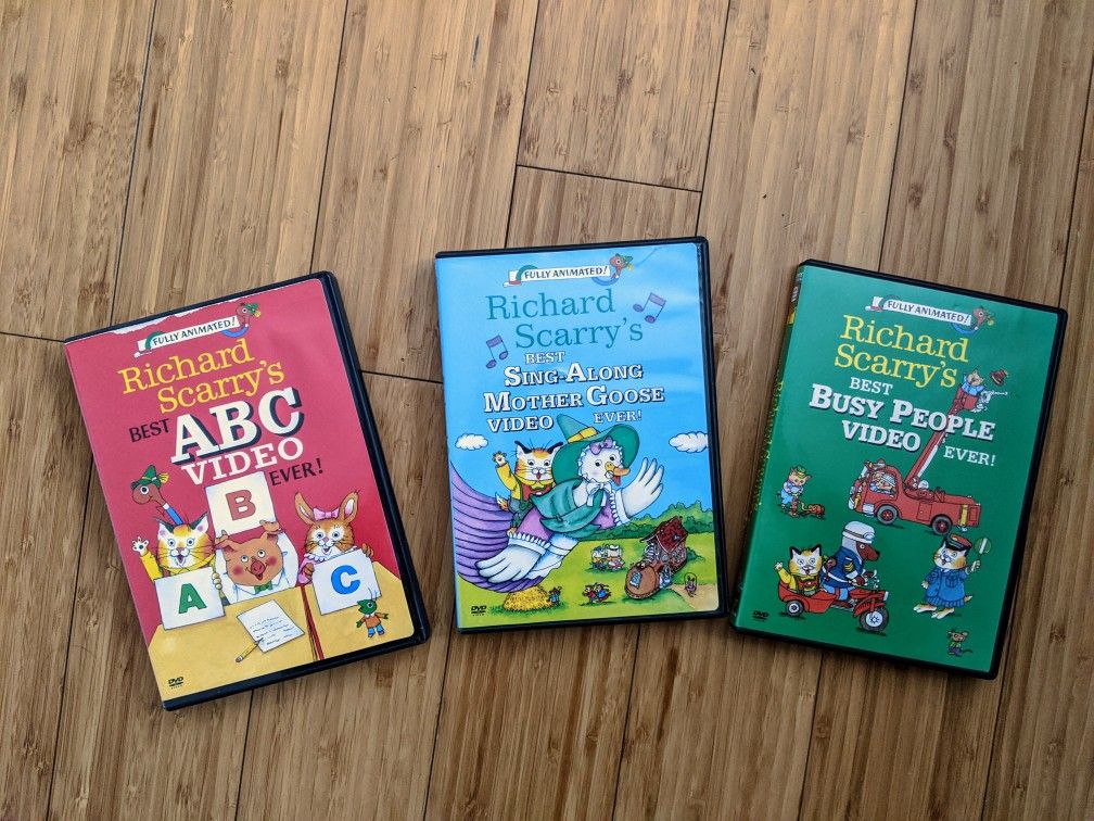 Awesome Educational DVD's Richard Scarry's best ABC Video Ever, Best ...