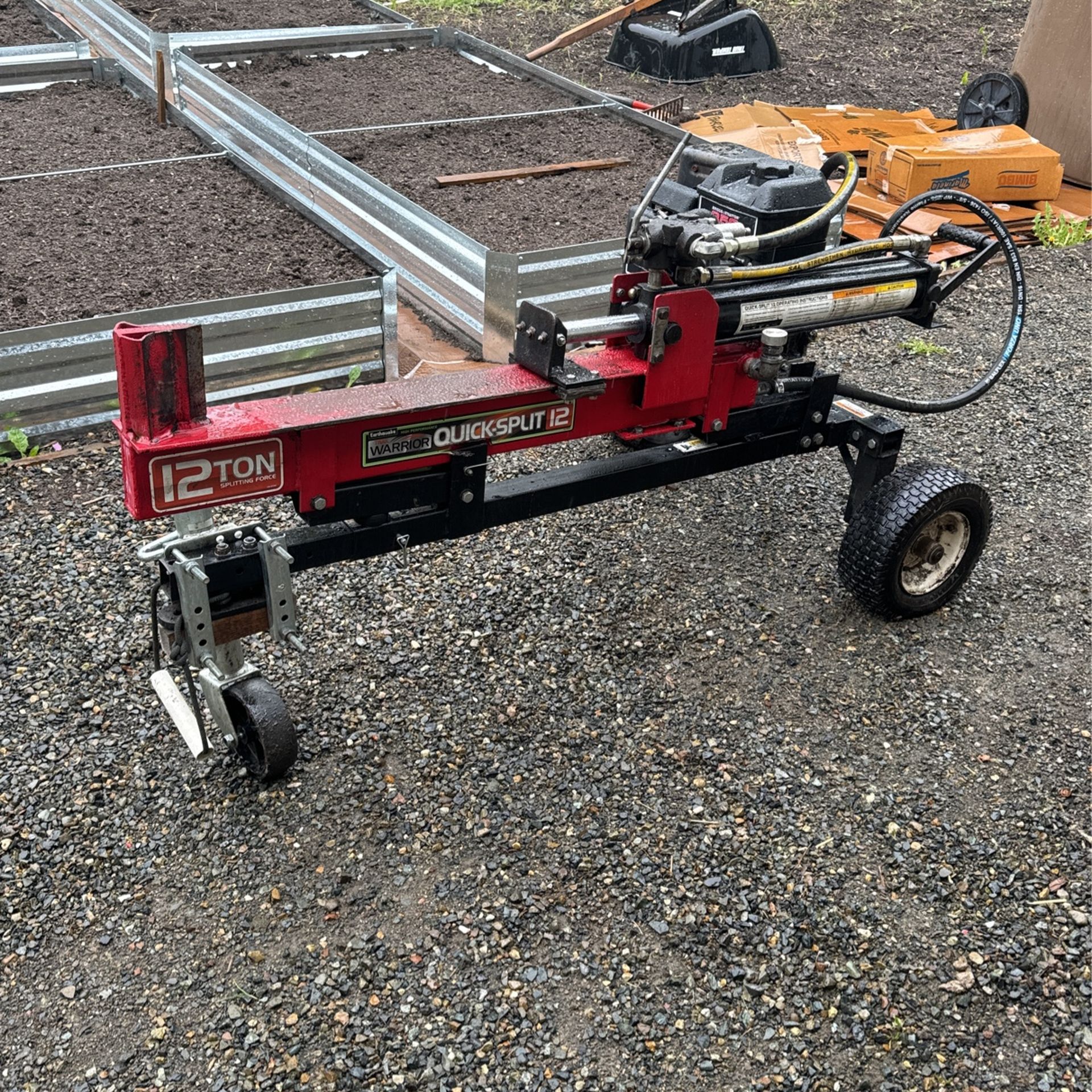 12 Ton Warrior Quick Split 12 Log Splitter for Sale in Tacoma, WA - OfferUp