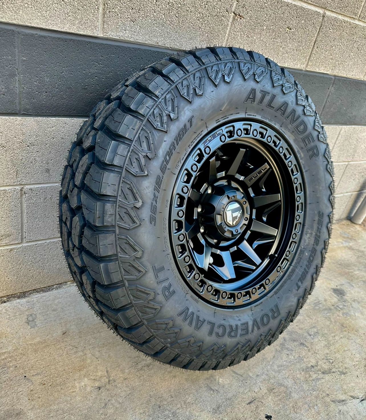 Fuel 17x9 8x170 Wheels & 37x12.50-17 R/T Tires New. For FORD 8 Lug for ...