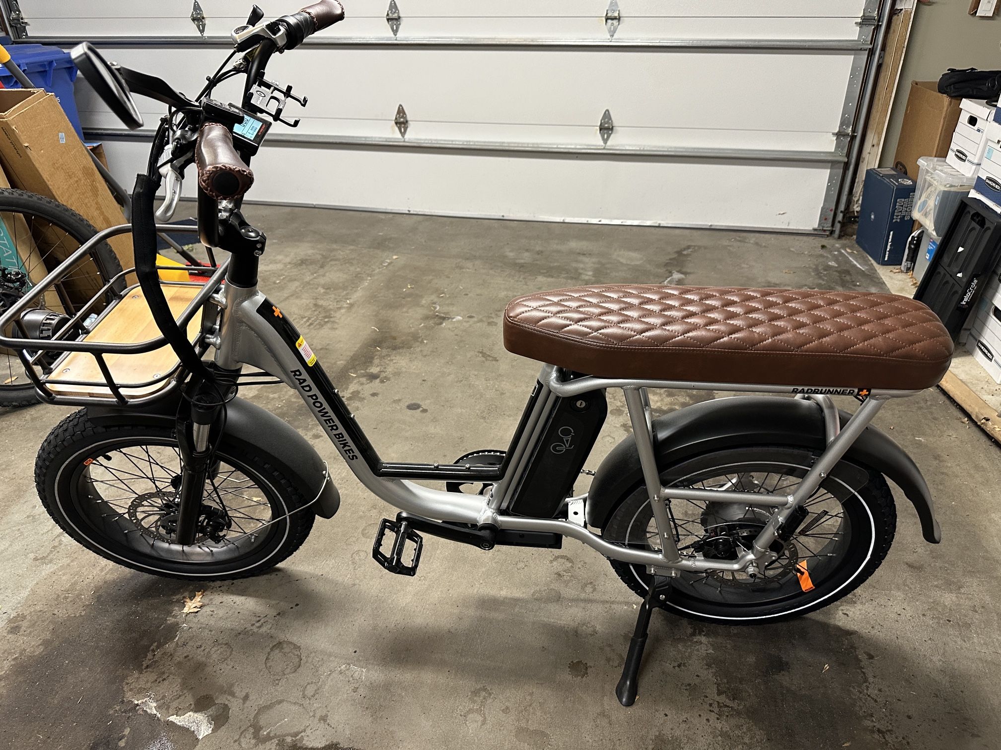 Rad Runner Plus E-Bike Like New w/custom seat for Sale in Bellingham ...