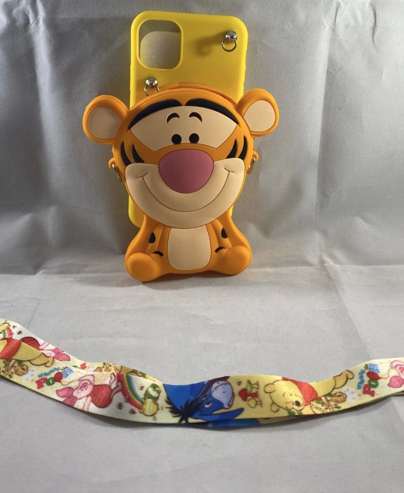 Tigger iPhone 11 Lanyard Wallet Case for Sale in Los Angeles, CA - OfferUp