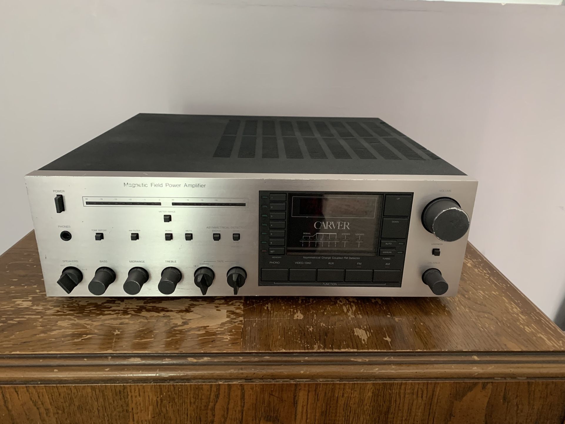 Vintage Carver MXR-130 Magnetic Field Power Amp Stereo Receiver-Read ...