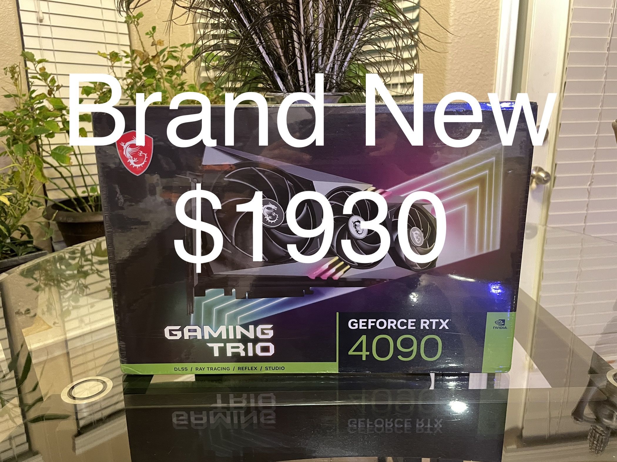 MSI NVIDIA GEFORCE RTX 4090 Gaming trio - Receipt In Hand for Sale in ...