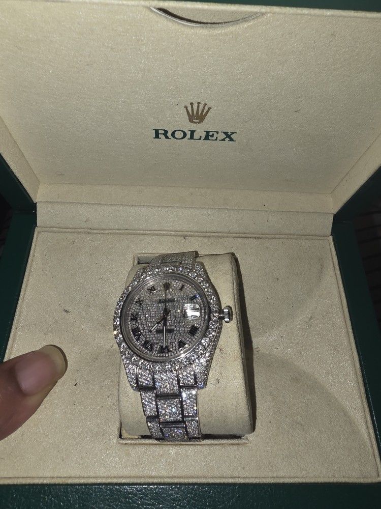 41mm Iced Out Rolex With 20 Carat Diamonds for Sale in Antioch, CA ...