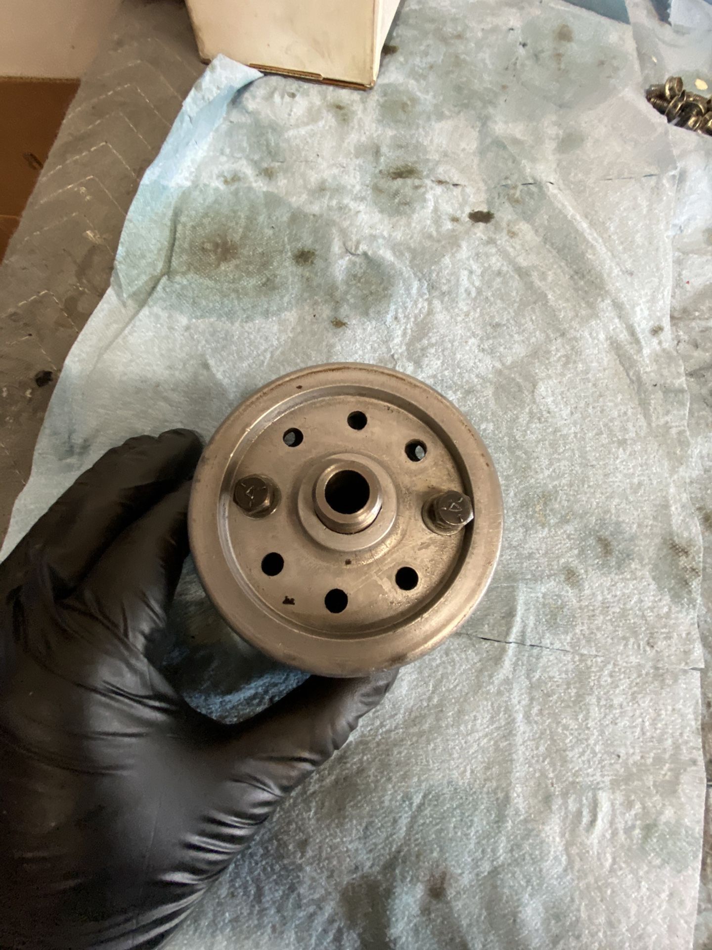 SbC oil filter adapter houssing 305 327 350 Chevy small block big block ...