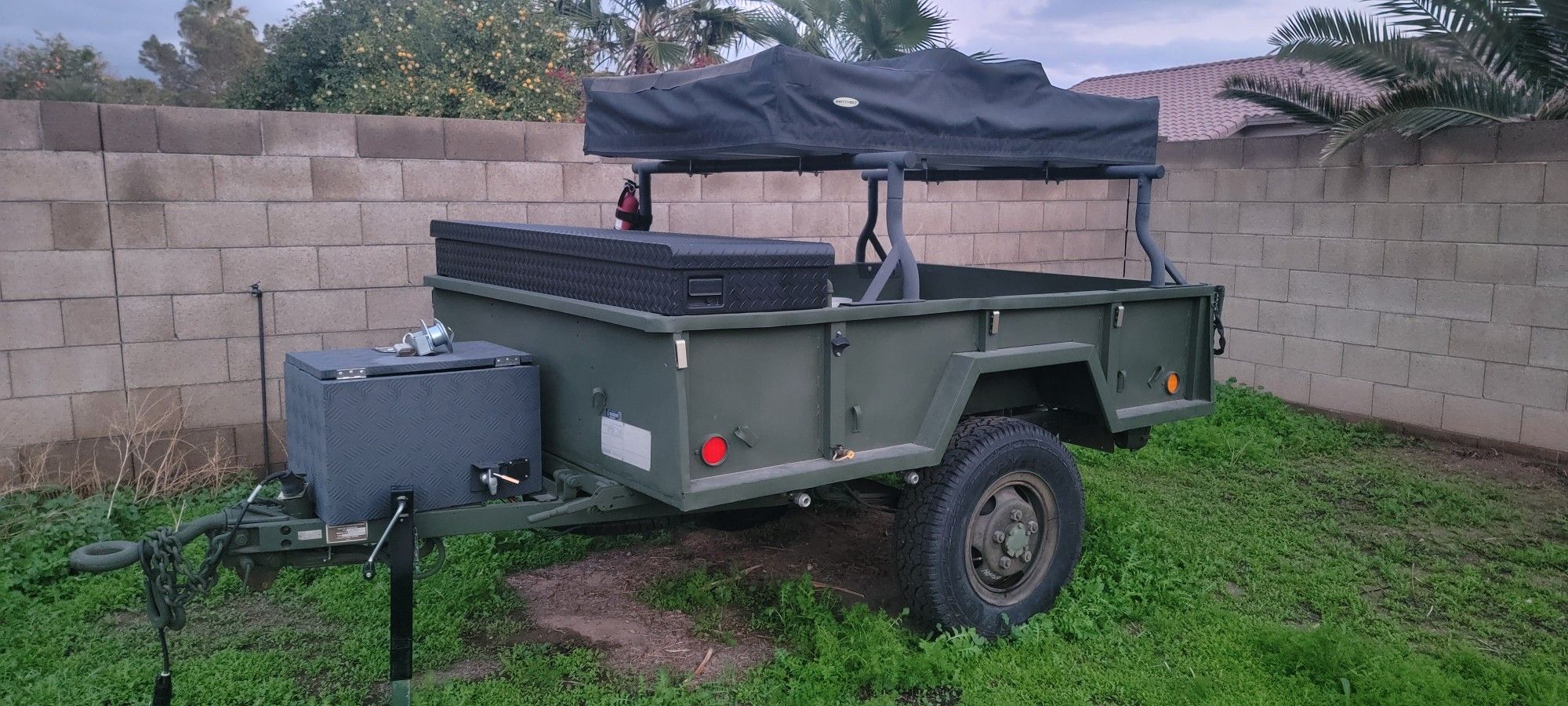 Overland Offroad Tent Trailer - M101A1 Army Military Trailer for Sale ...