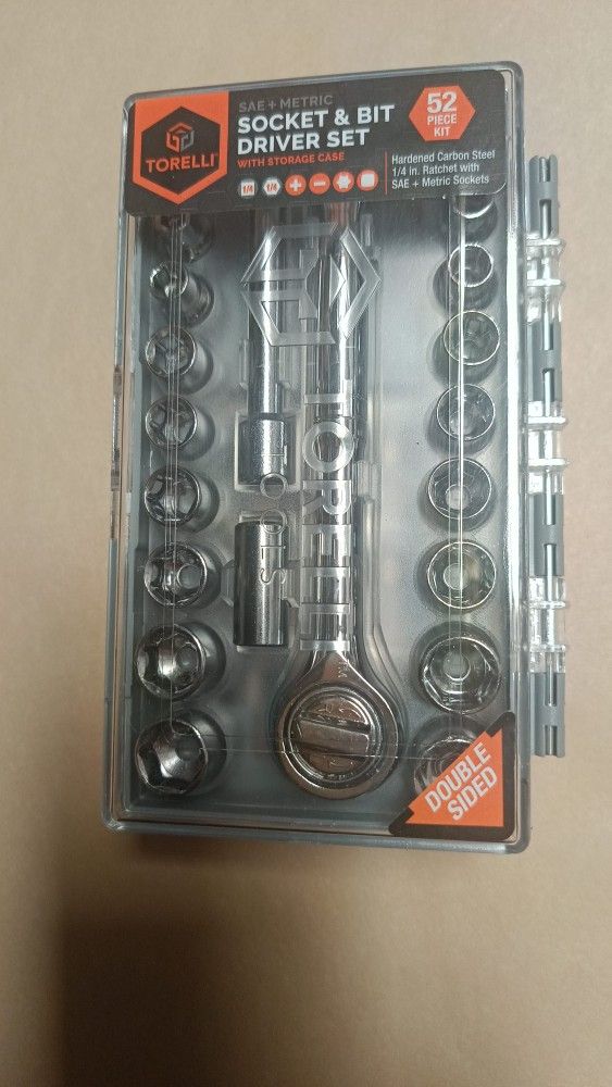 Torelli 52 Piece Socket & Bit Driver Set Brand New for Sale in ...
