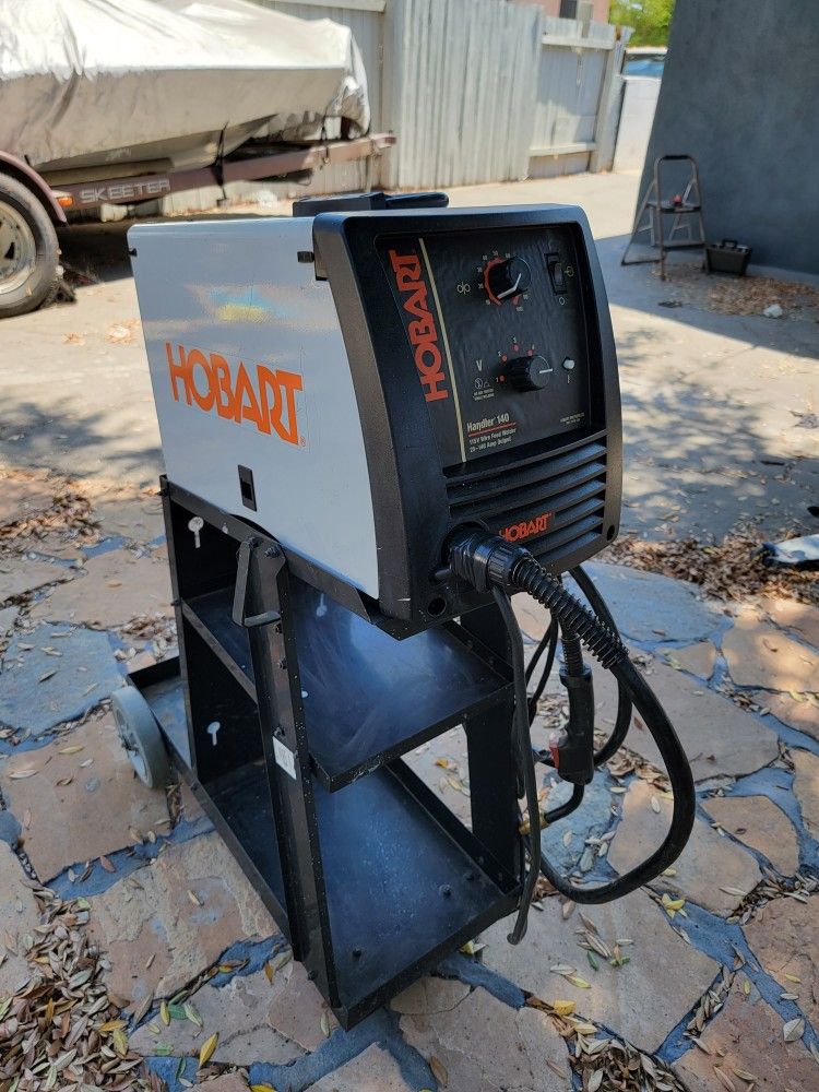 HOBART (MILLER) 140 MIG / FLUX CORE WELDER 115V welding machine for ...