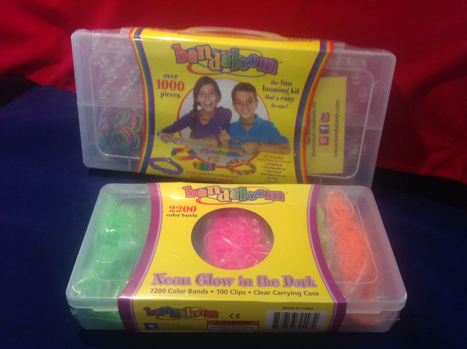 Bandaloom Arts & Crafts Jewelry Kids Looming Kits Set Of 2 Over 3500 ...