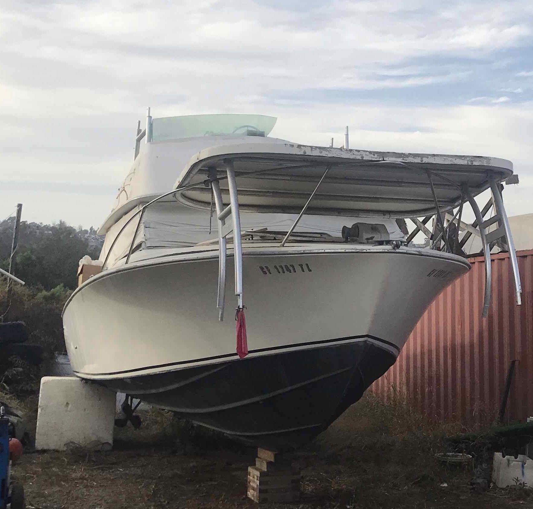 Bertram 28 project. - build your outboard modification for Sale in San ...