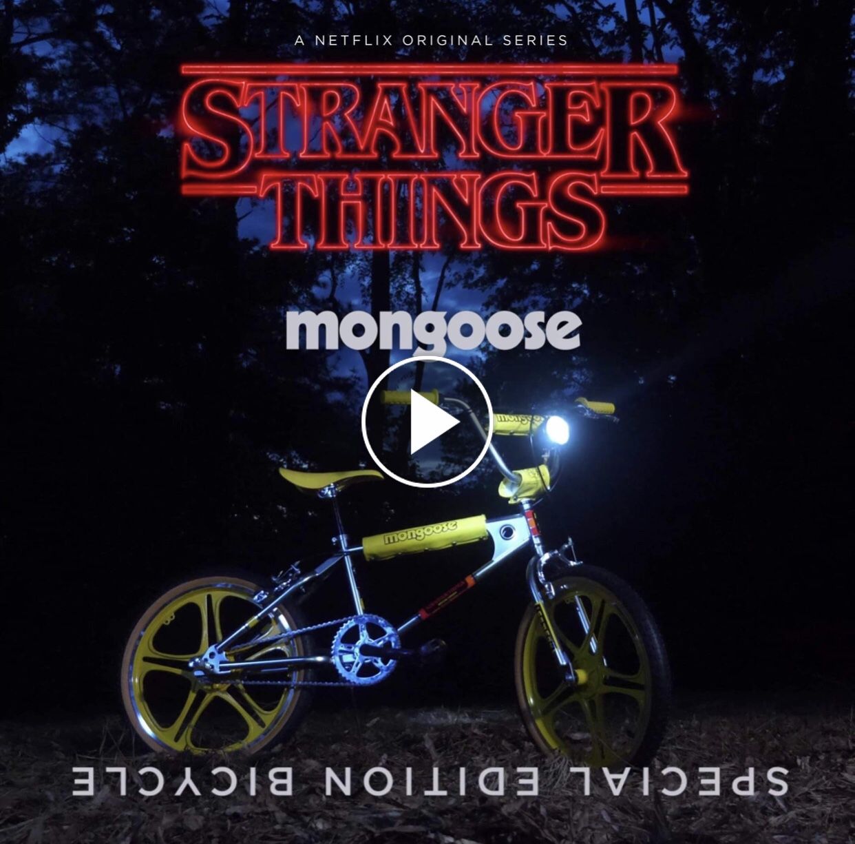Stranger things season 3 max mongoose bmx bike limited edition for Sale ...