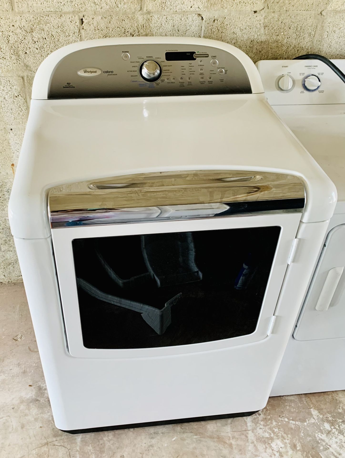 Dryer Whirlpool Cabrio Platinum Super Heavy Dryer FREE Delivery for Sale in Fort Myers FL OfferUp