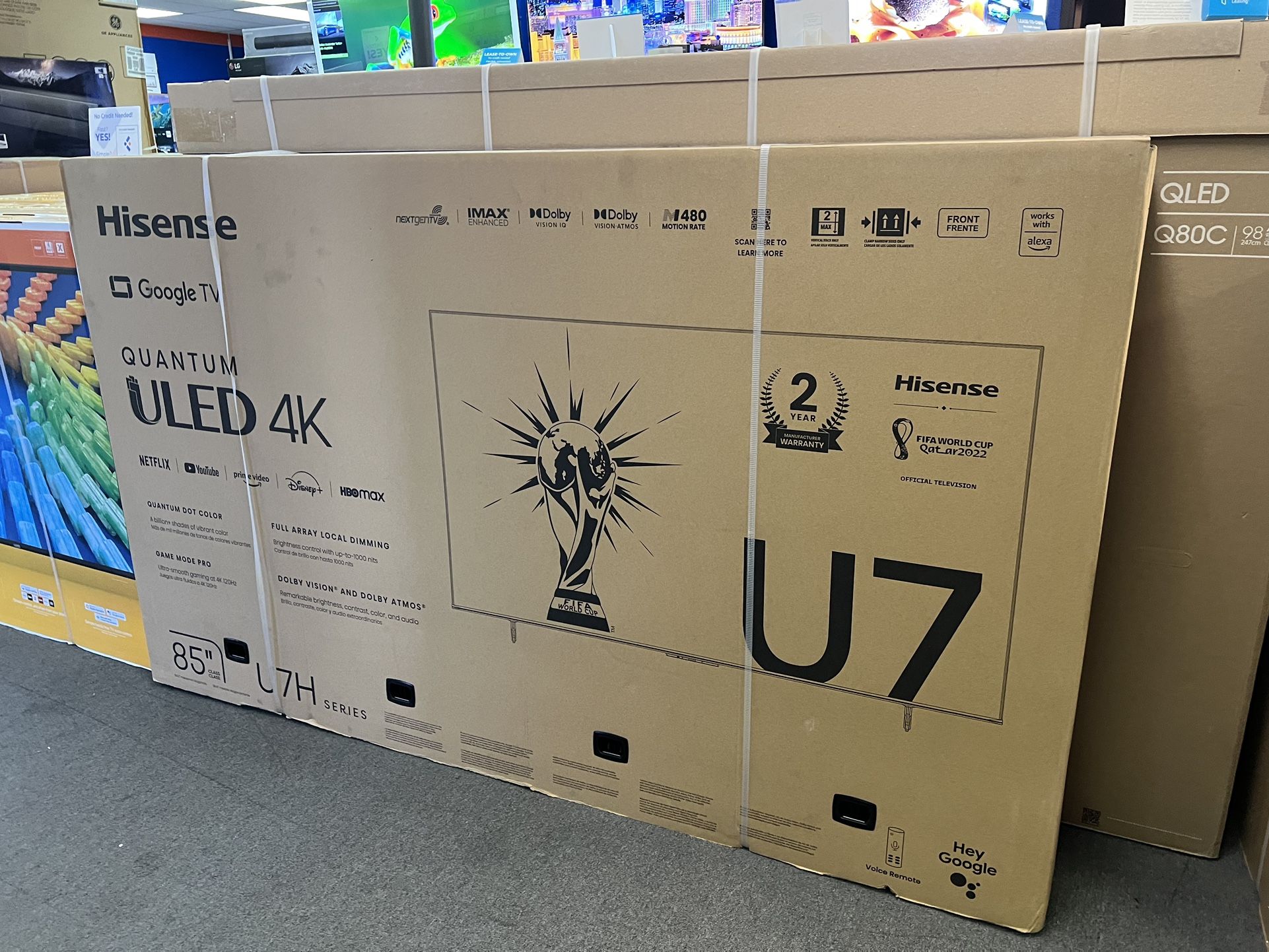 Hisense 85” 4K ULED U7h for Sale in Las Vegas, NV - OfferUp