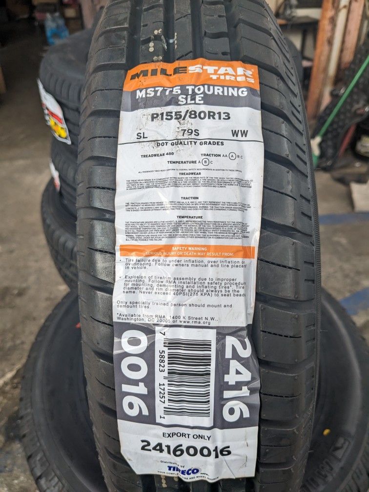 155/80/13 Milestar MS-775 - Low Riders for Sale in Los Angeles, CA ...