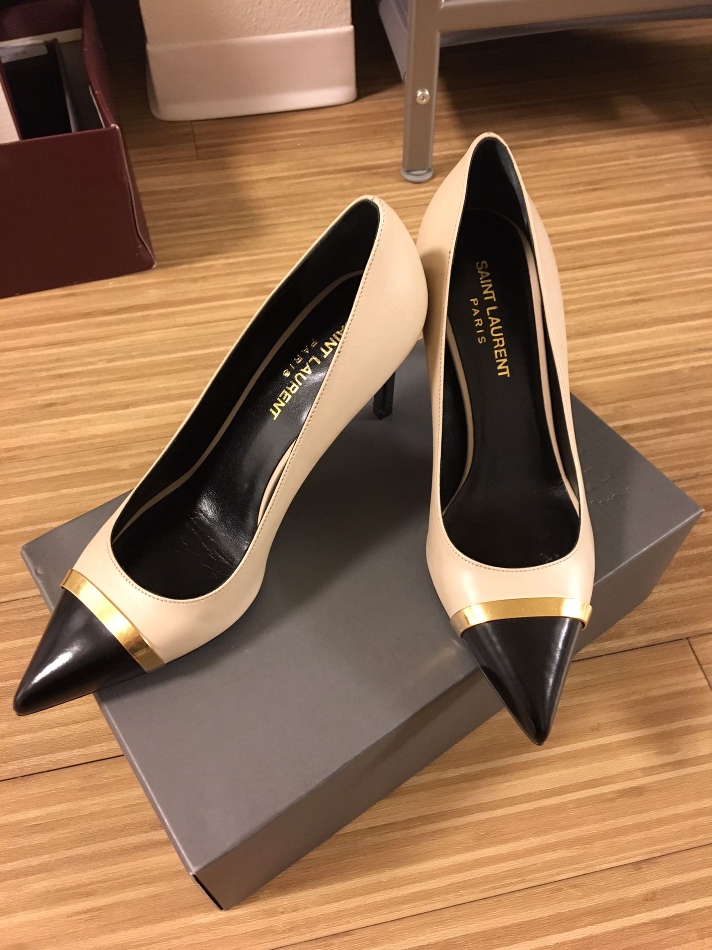 Yves Saint Laurent cap toe heels for Sale in Los Angeles, CA - OfferUp