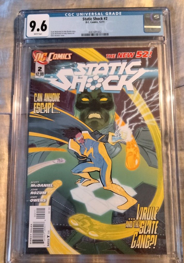 Static Shock Comic Cover