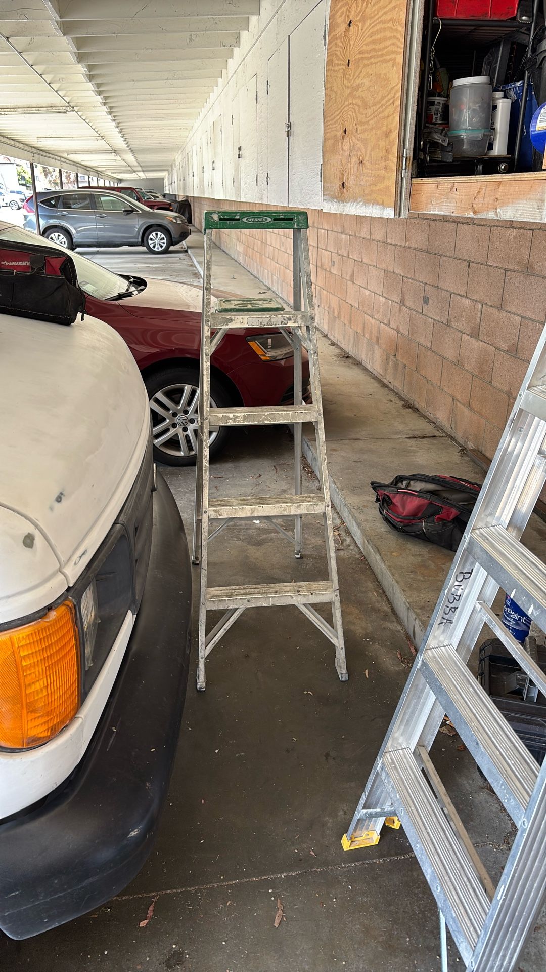Werner 5 Ft Ladder Good Shape Just Got Paint N Drywall Mudd Needs To Be ...