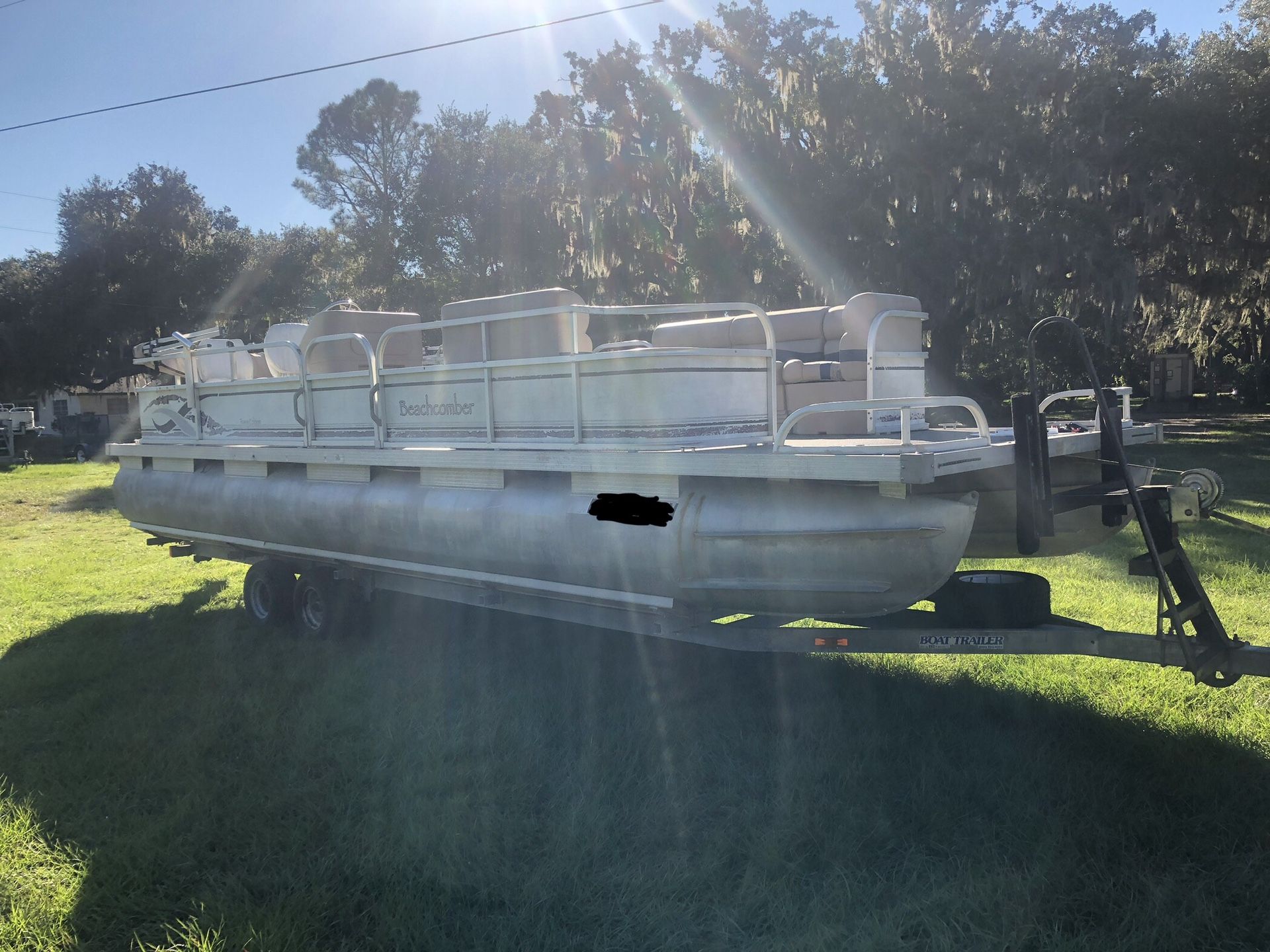 2000 24’ Beachcomber Travis Edition Pontoon Boat for Sale in Riverview ...