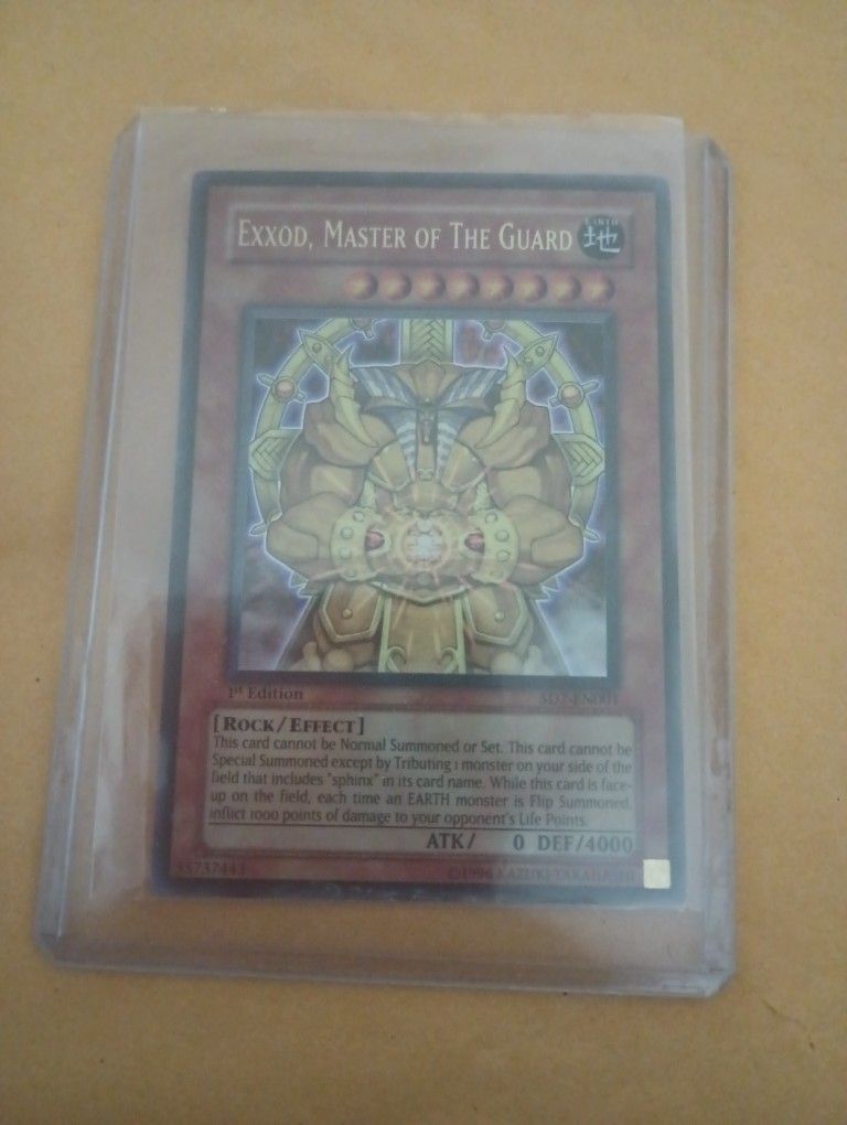 Exxod Master Of The Guard Yugioh Cards First Edition for Sale in ...