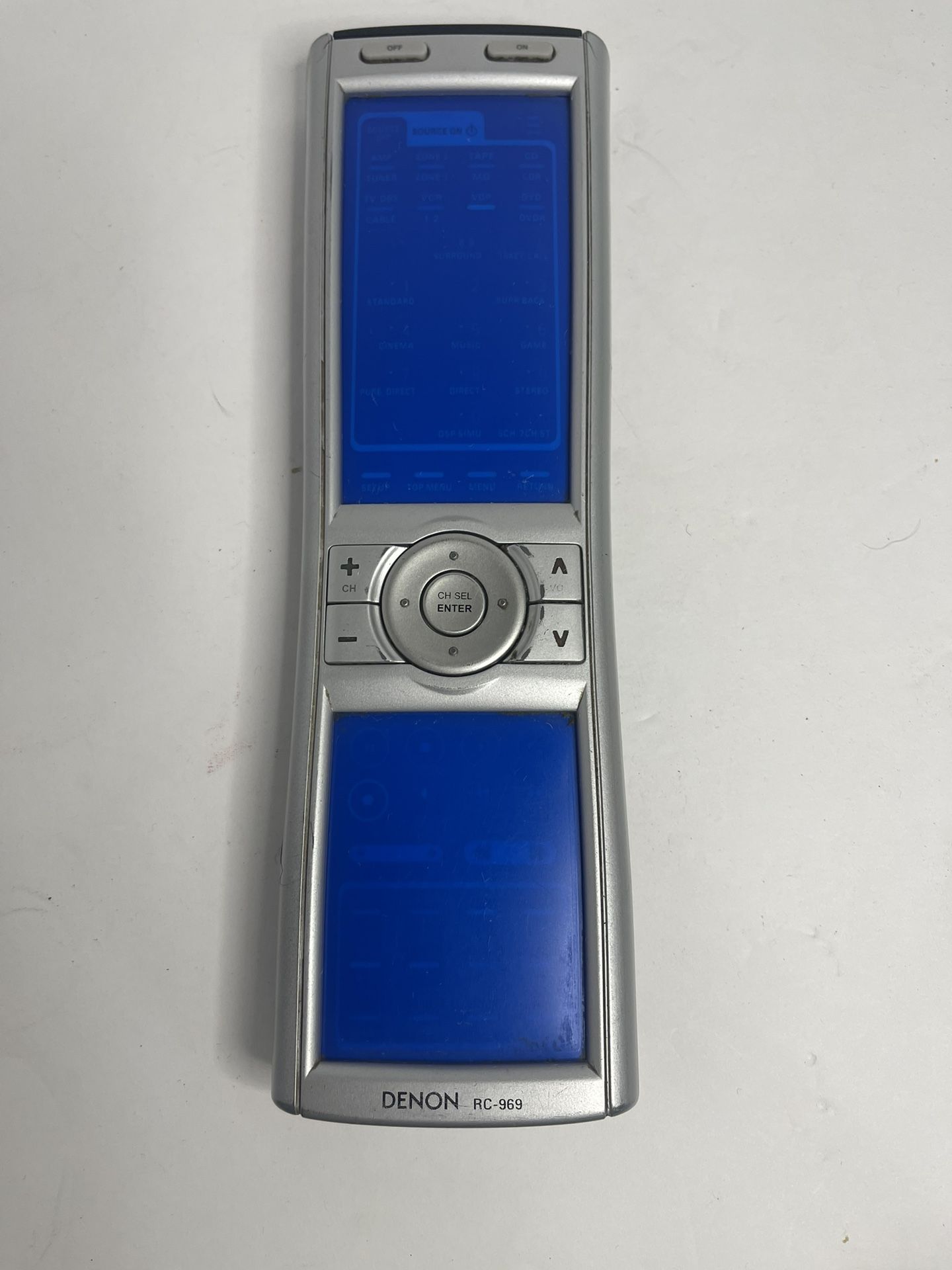 DENON RC-969 HOME THEATER RECEIVER REMOTE - AVR-3805 GENUINE Tested for ...