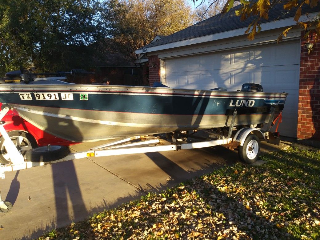 1991 - LUND/1600 Scout/40 HP EVINRUDE for Sale in Burleson, TX - OfferUp