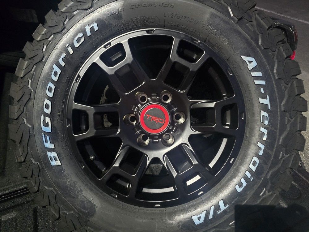 4 Toyota Trd Rims 17 Inch With Bfgoodrich Ko2 LT265/70R17. for Sale in ...