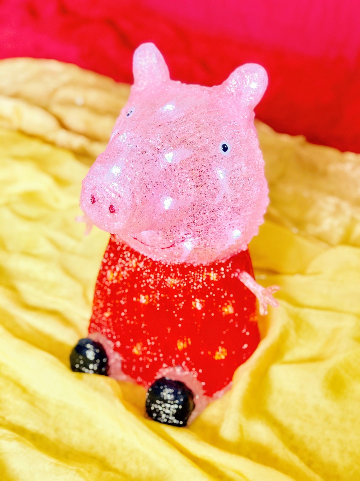 16" Imported Peppa Pig Acrylic LED Lamp Night Light Christmas Gift Kids ...