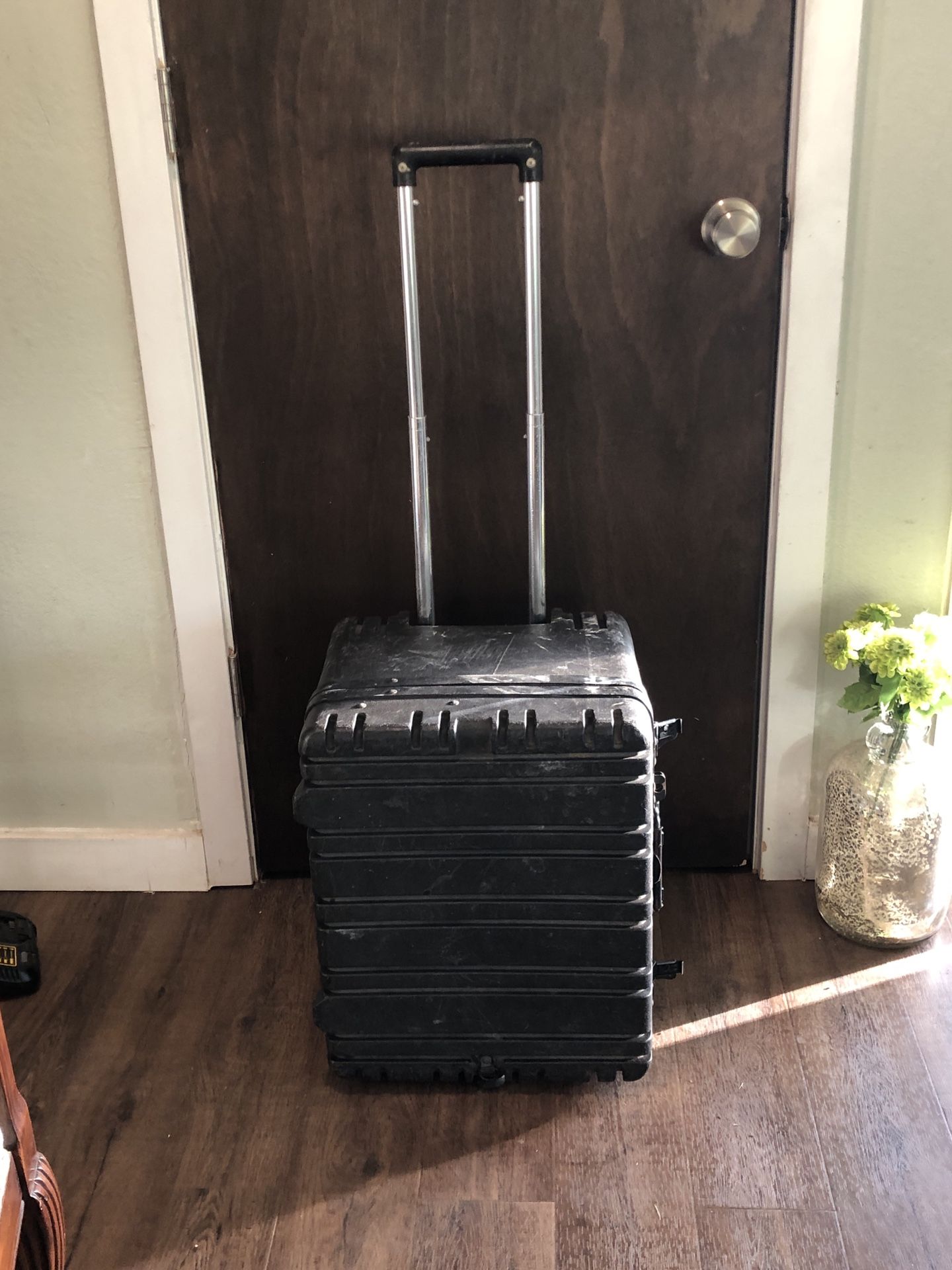 HEAVY DUTY Portable Wheeled Tool Chest w/Dual Locking Mechanism -Black ...