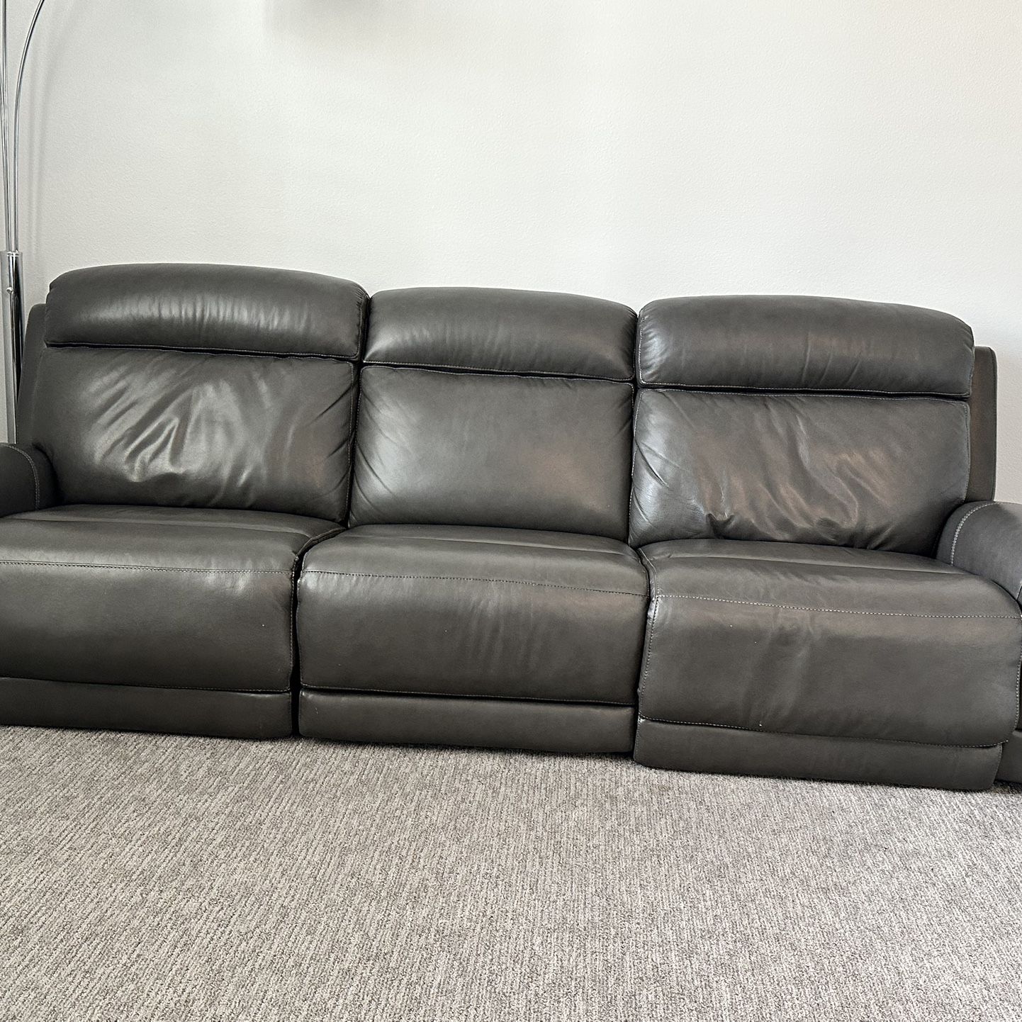 Summerbridge leather sectional store