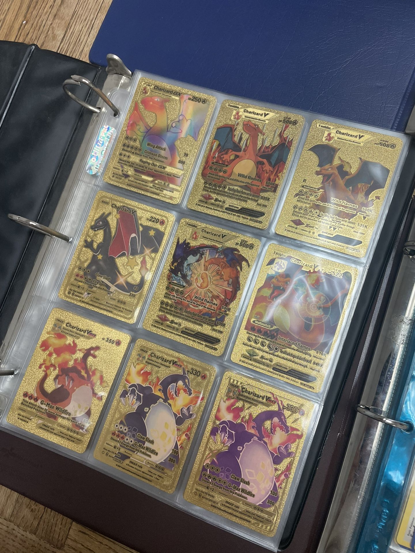 Huge Lot of 5 Pokemon Card Binders, 1990's-2020's, Rare Gold Cards for ...