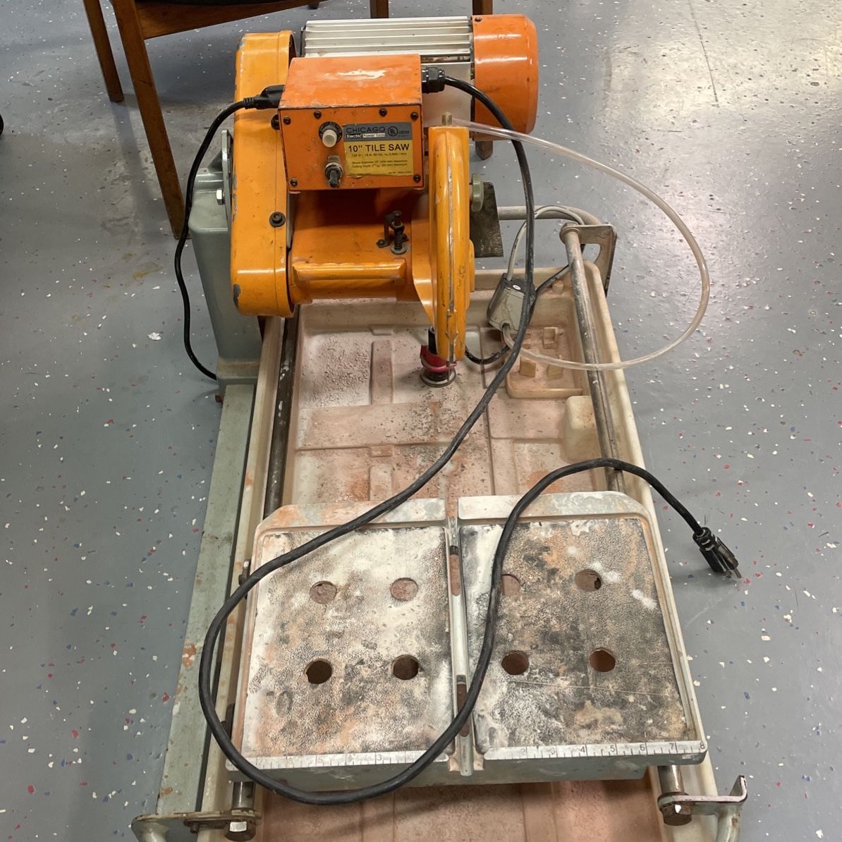 Chicago electric 10 tile saw store