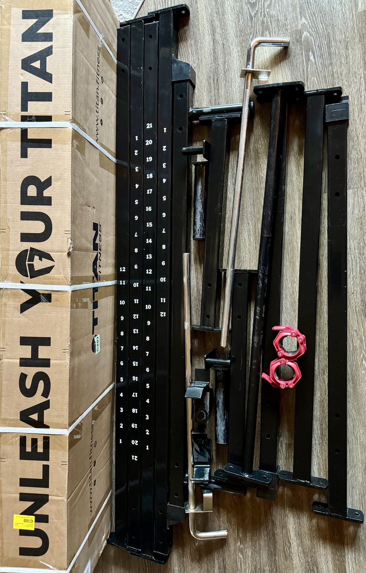 Titan Power Rack 2020, Ethos Olympic Barbell, Ethos Olympic Barbell ...