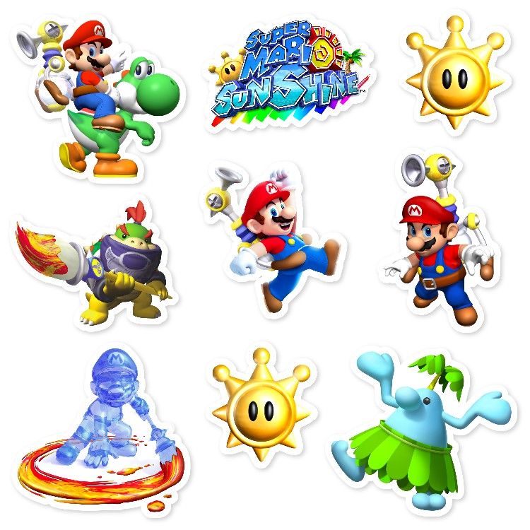 Super Mario Sunshine Characters