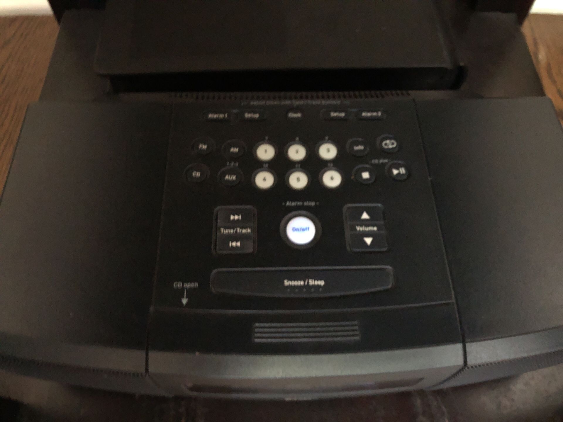 Boston Acoustics MicroSystem CD Clock radio w/ CD player for Sale in ...