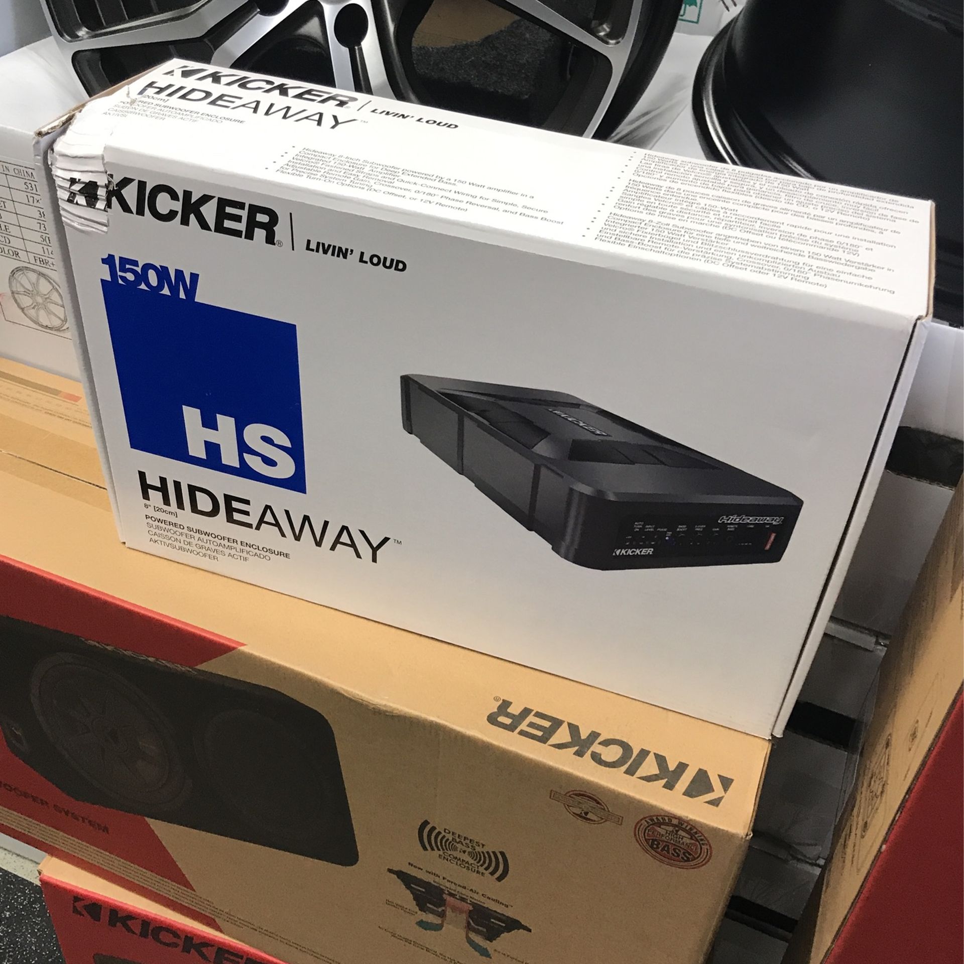 Kicker Hideaway 8 Inch Subwoofer On Sale For 249.99 for Sale in Rowland ...