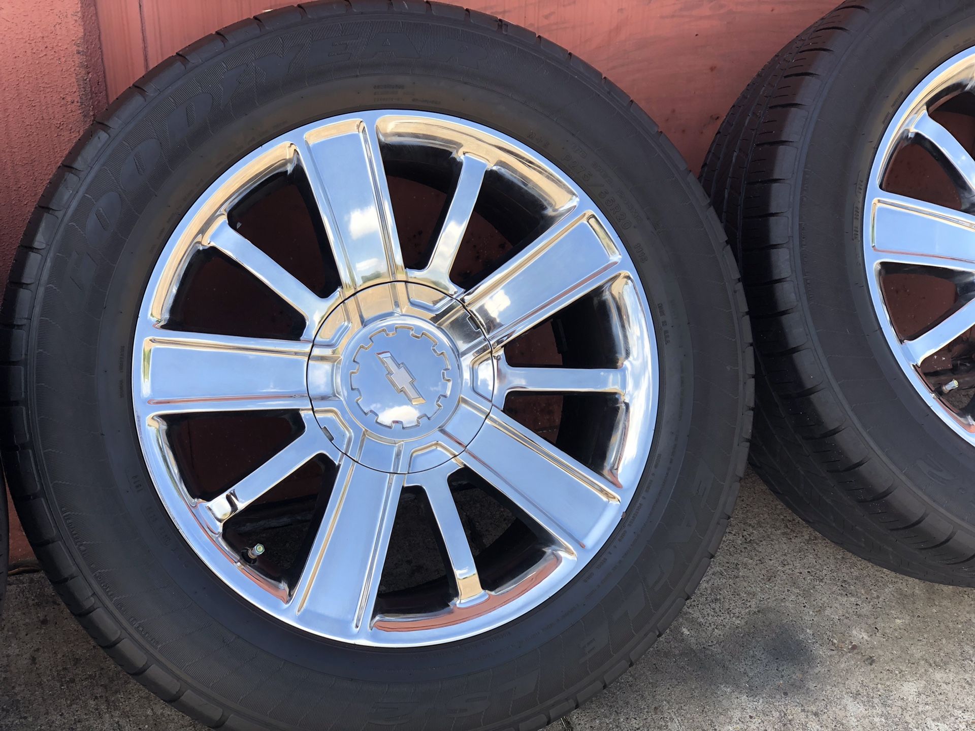 Chevy truck suv Used rims wheels chrome 20 inch factory 6 lug bolt ...
