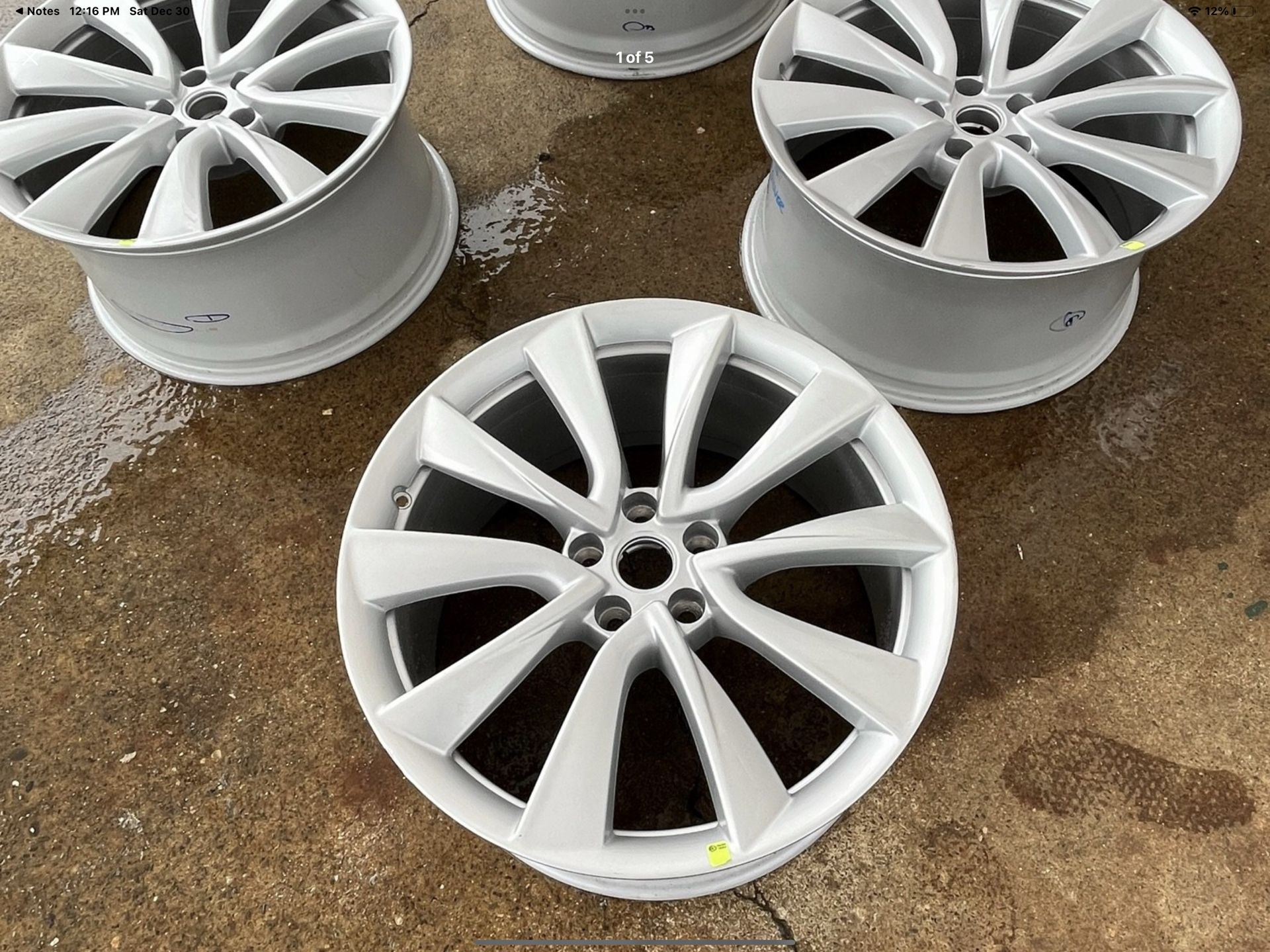 20" OEM Model 3 Sport Wheels Model Y Rims 20x10 ET45 for Sale in ...