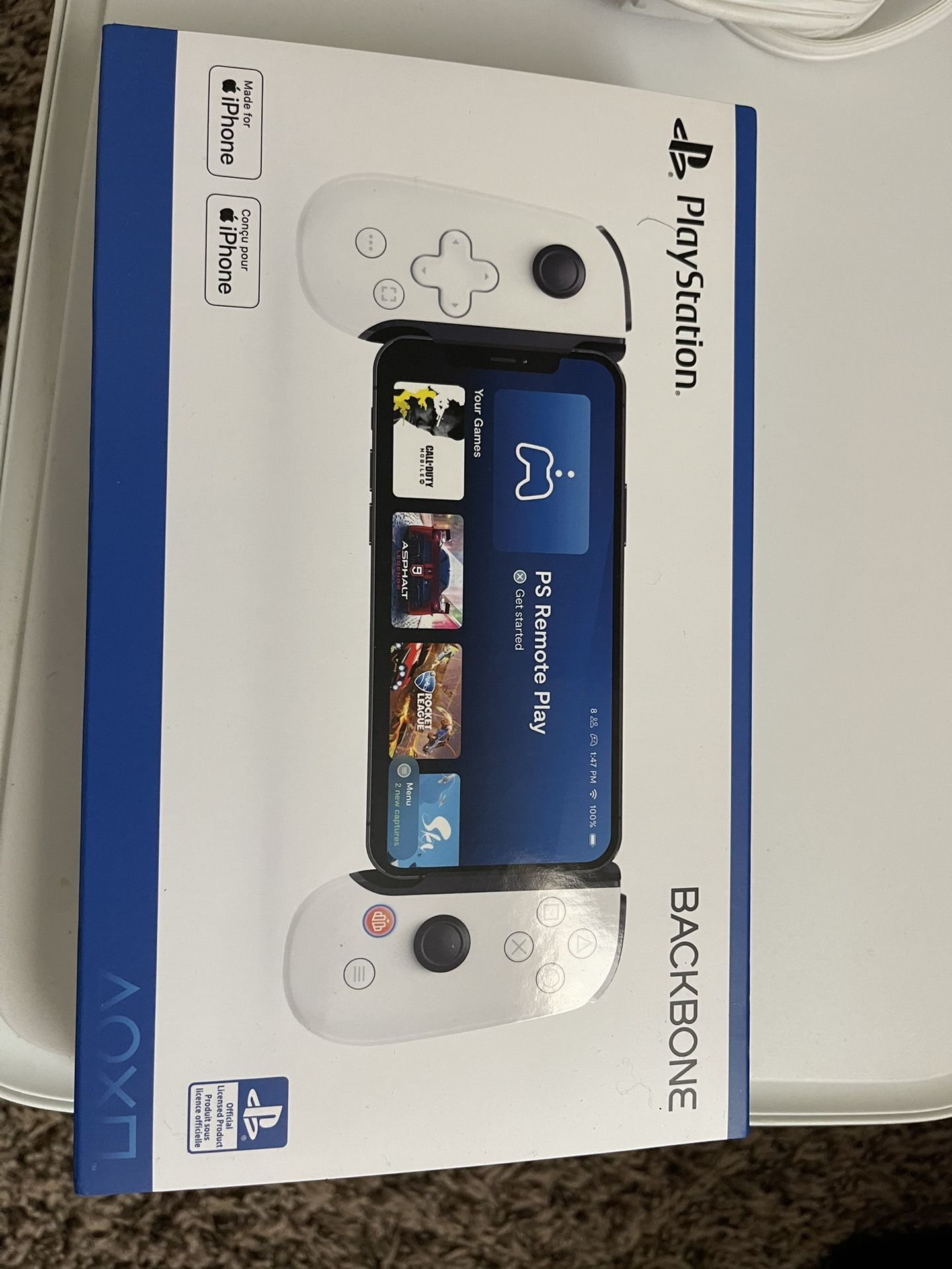 Brand New Playstation Backbone iphone controller White for Sale in ...