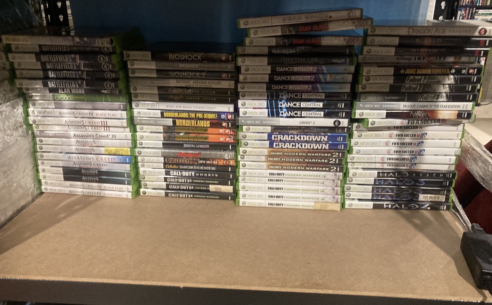 Video Game Lot (ps1,ps2,ps3,ps4, OGxbox, Xbox360, Wii, Gamecube, DS ...