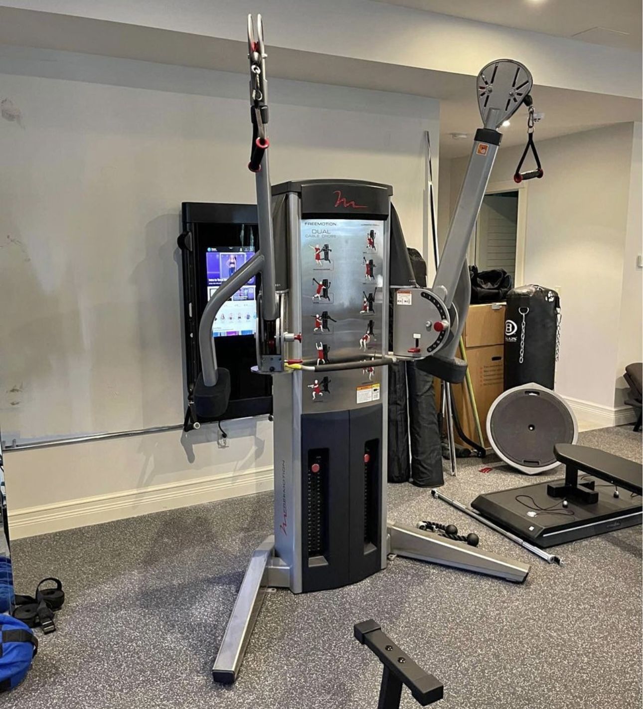 FreeMotion Genesis F624 Dual Stack Cable Crossover Functional Trainer ...