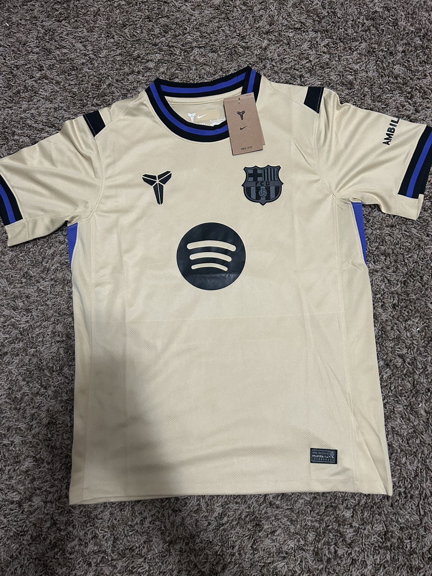 Authentic Barcelona x Kobe / Mamba Away Jersey 25/26 Lamine Yamal #10 ...