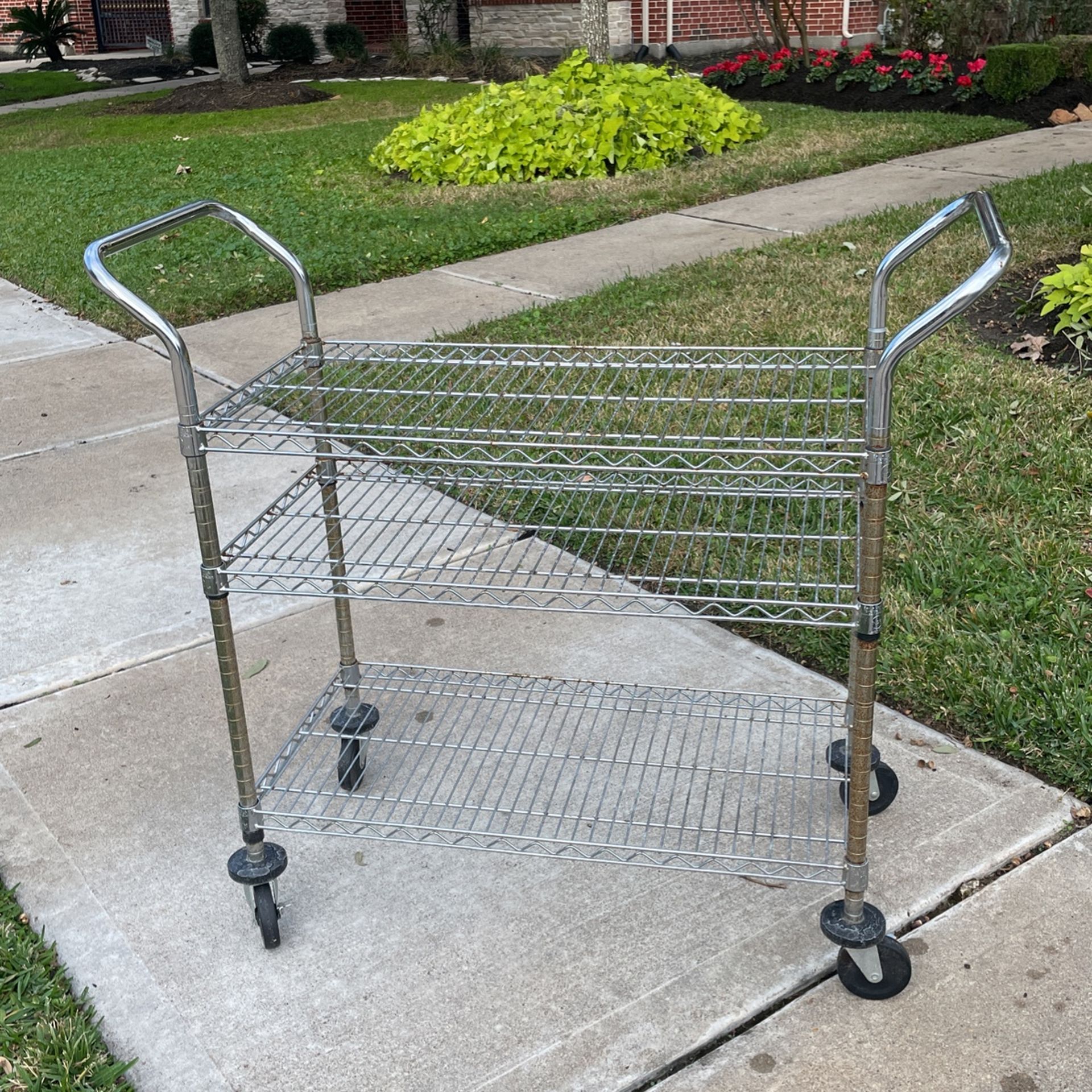 Rolling Stain Steal Cart for Sale in Richmond, TX - OfferUp