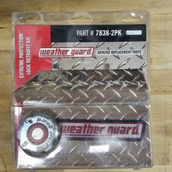 Weather Guard 7838-2PK Replacement Truck Tool Box Locks (2 Locks Keyed ...