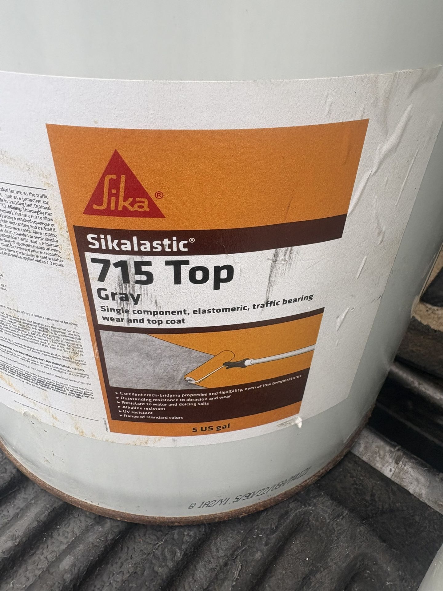 Sikalastic Gray 5 Galón Never Open for Sale in Fort Lauderdale, FL ...