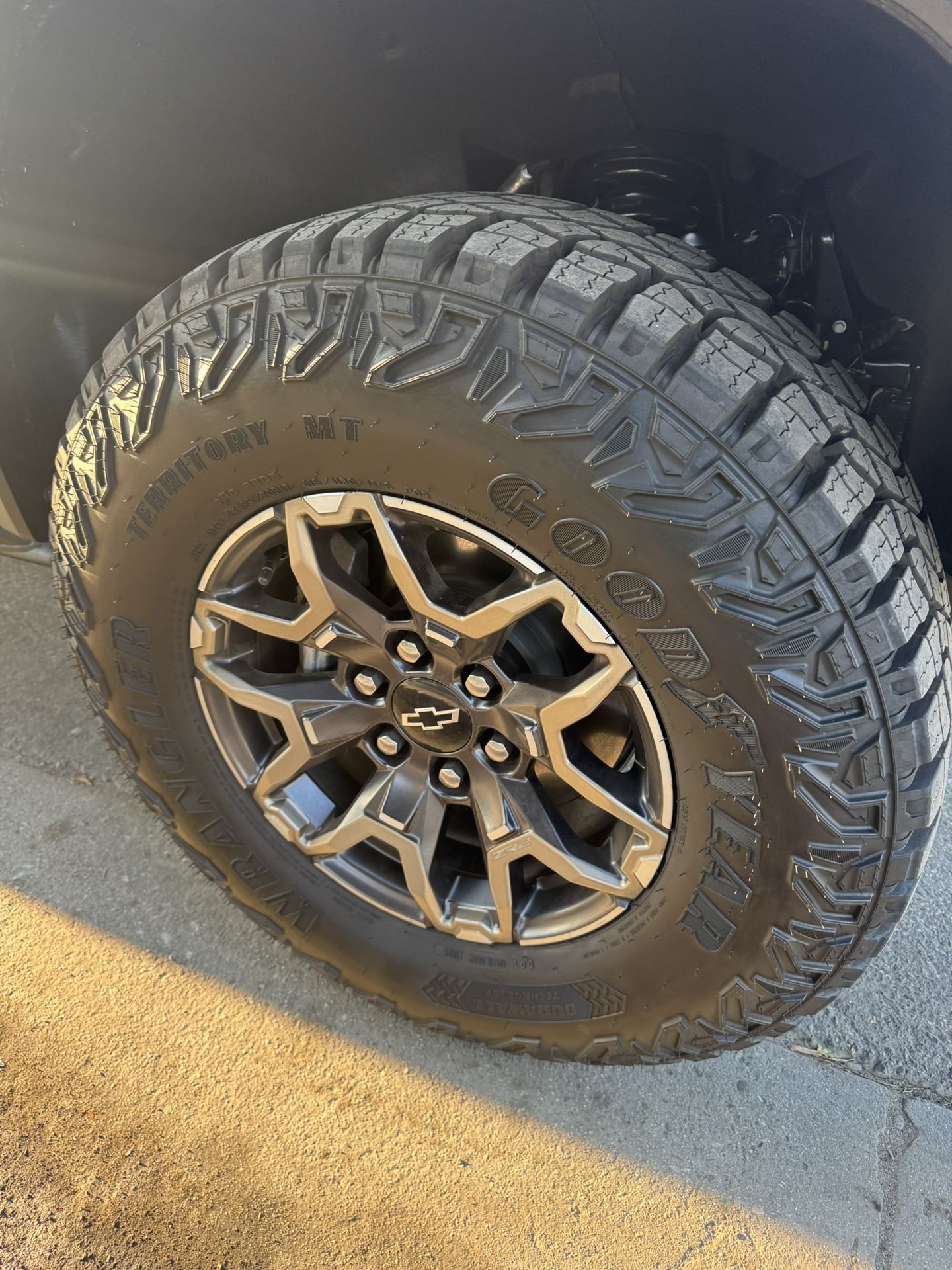Wrangler GoodYear Tires & ZR2 Colorado wheel for sale for Sale in ...