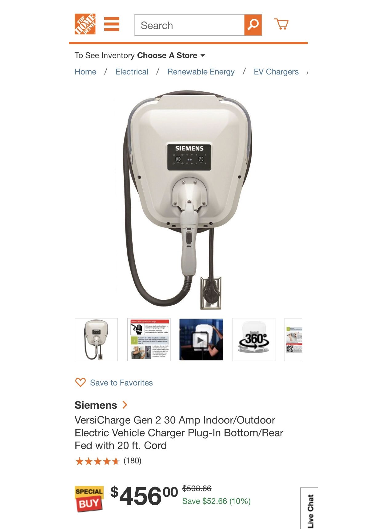 Siemens VersiCharge EVSE Level 2 EV Charger for Sale in Gilbert, AZ ...