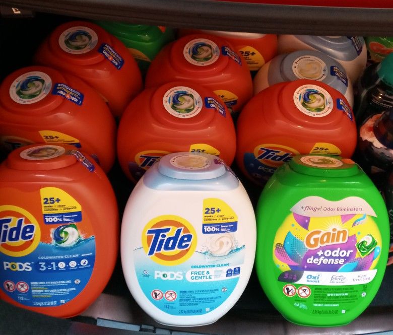 Tide Pods And Gain Flings 112ct Tubs for Sale in Seatac, WA - OfferUp