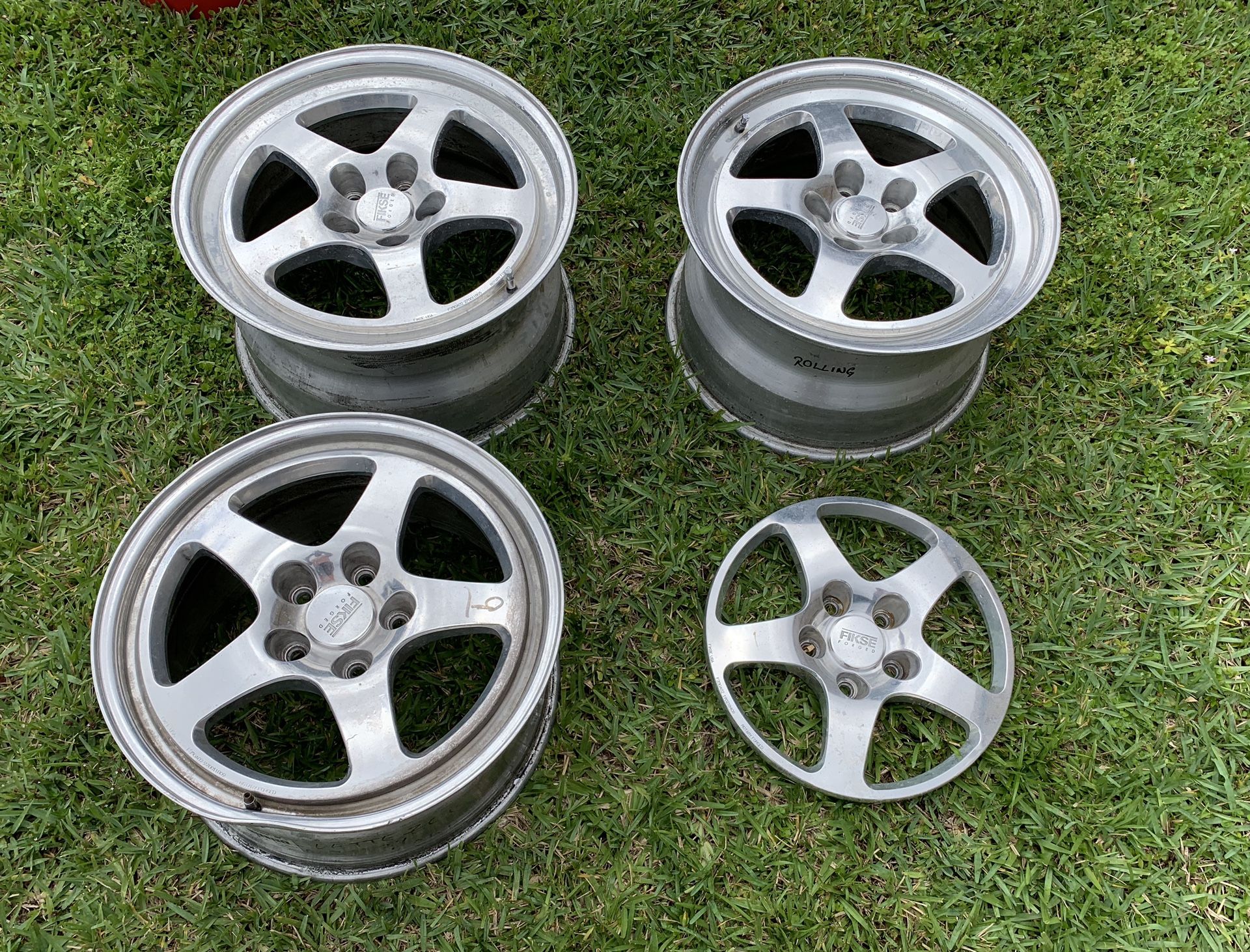 Fikse FM5 custom forged wheels 5x4.75 5x120 GM Corvette (READ ...