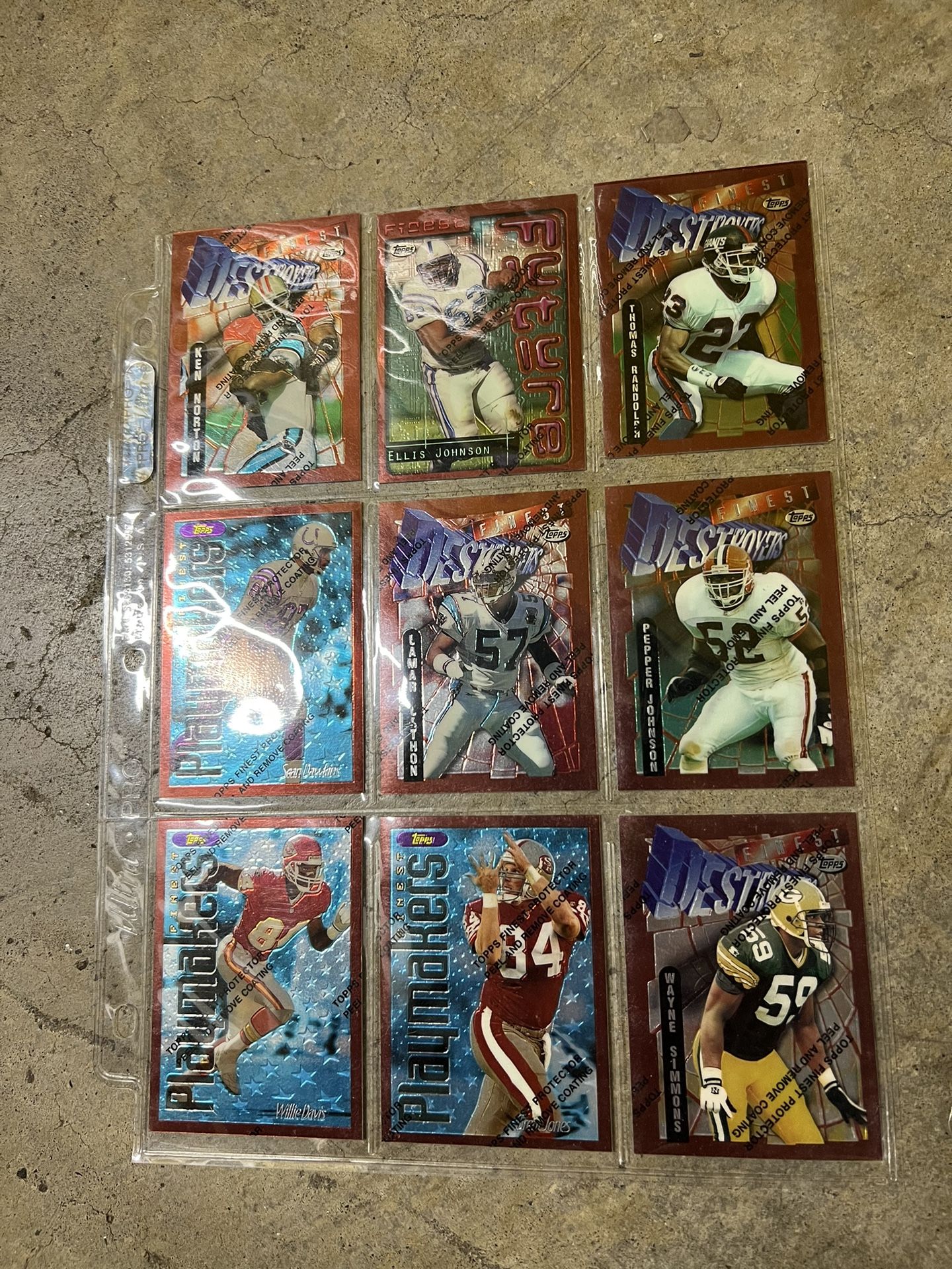 Topps Finest Football With Film Card Lot for Sale in Washougal, WA ...